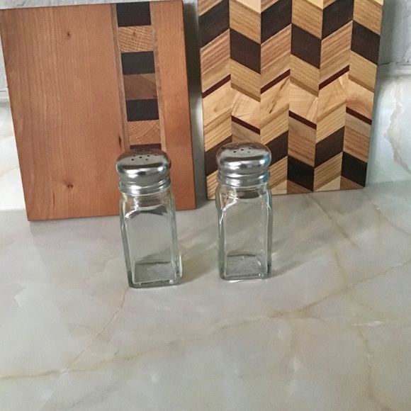 Vintage | Kitchen | Vintage Retro Square Glass Salt Pepper Shaker ...